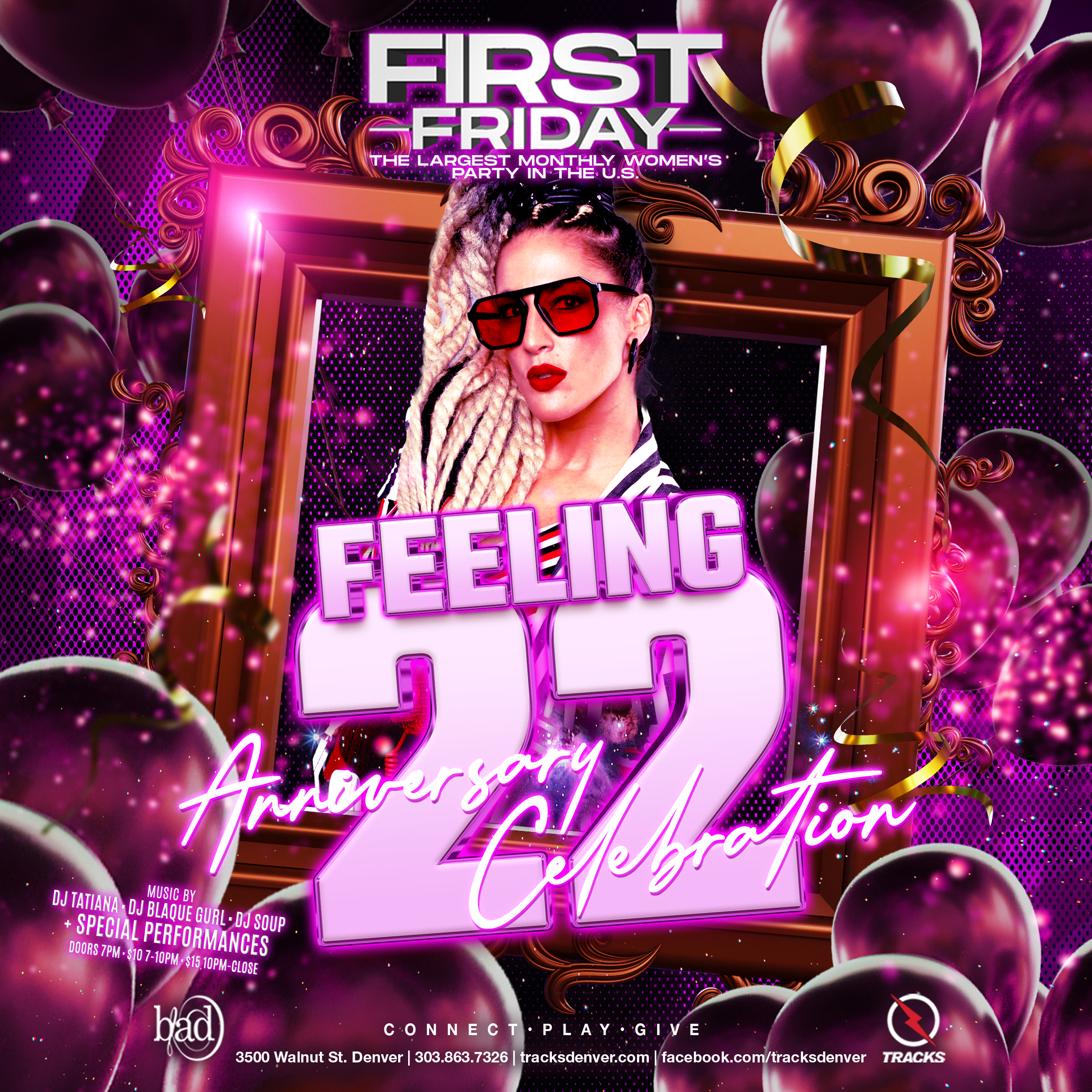 March First Friday “Feeling 22” Anniversary Party – Babes Around Denver