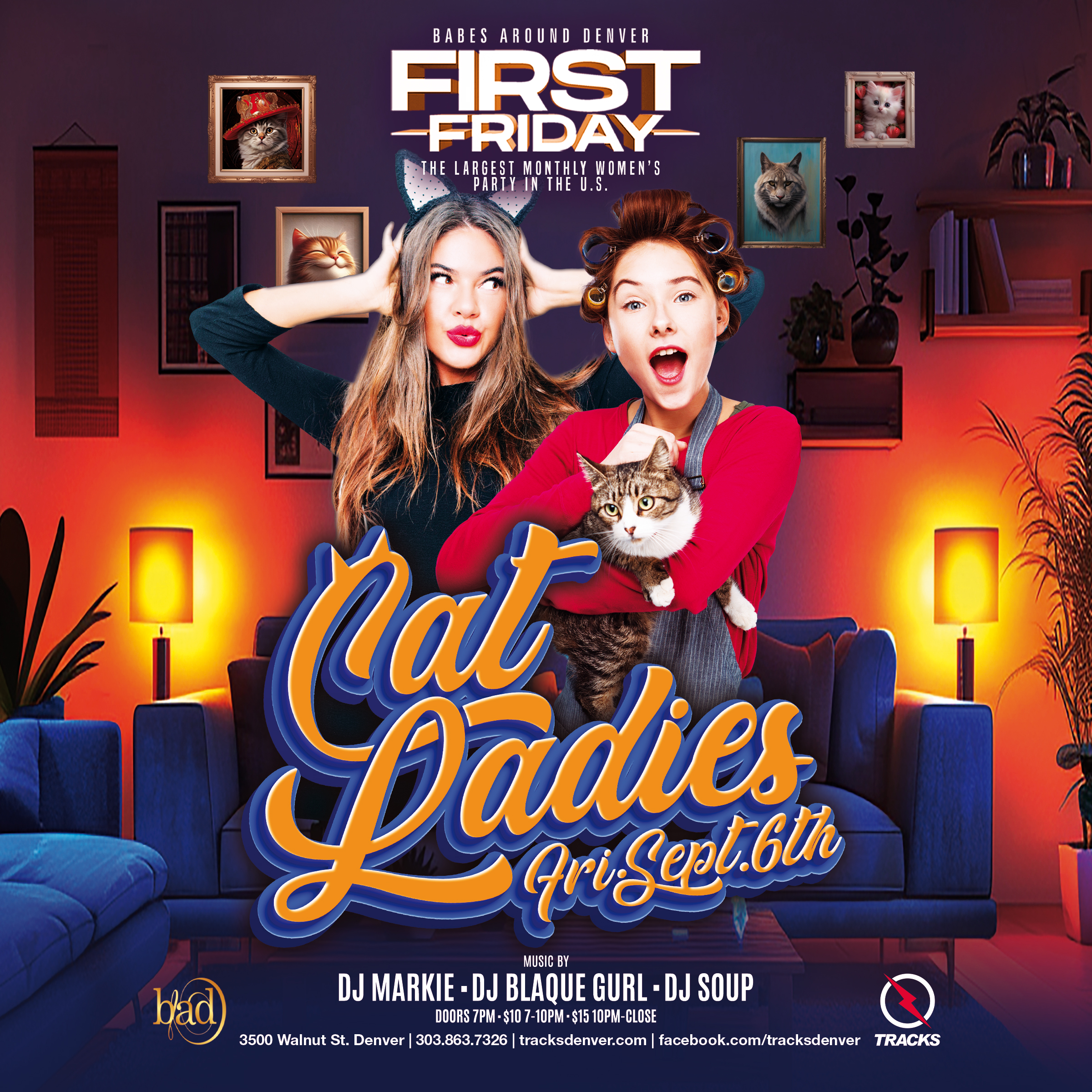 September First Friday “Cat Ladies” – Babes Around Denver